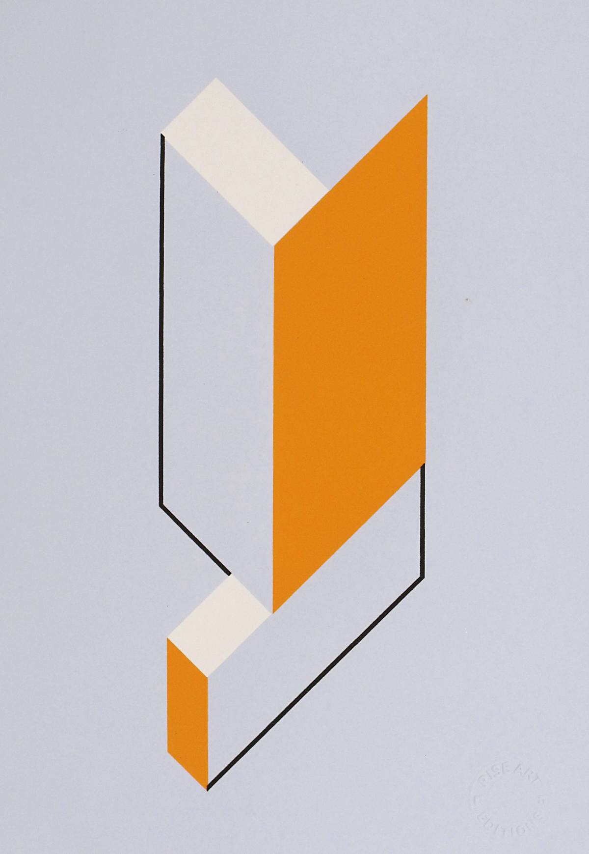 UNIT Print #9 Azure Blue par Dai Roberts | Acheter de l'art en ligne ...