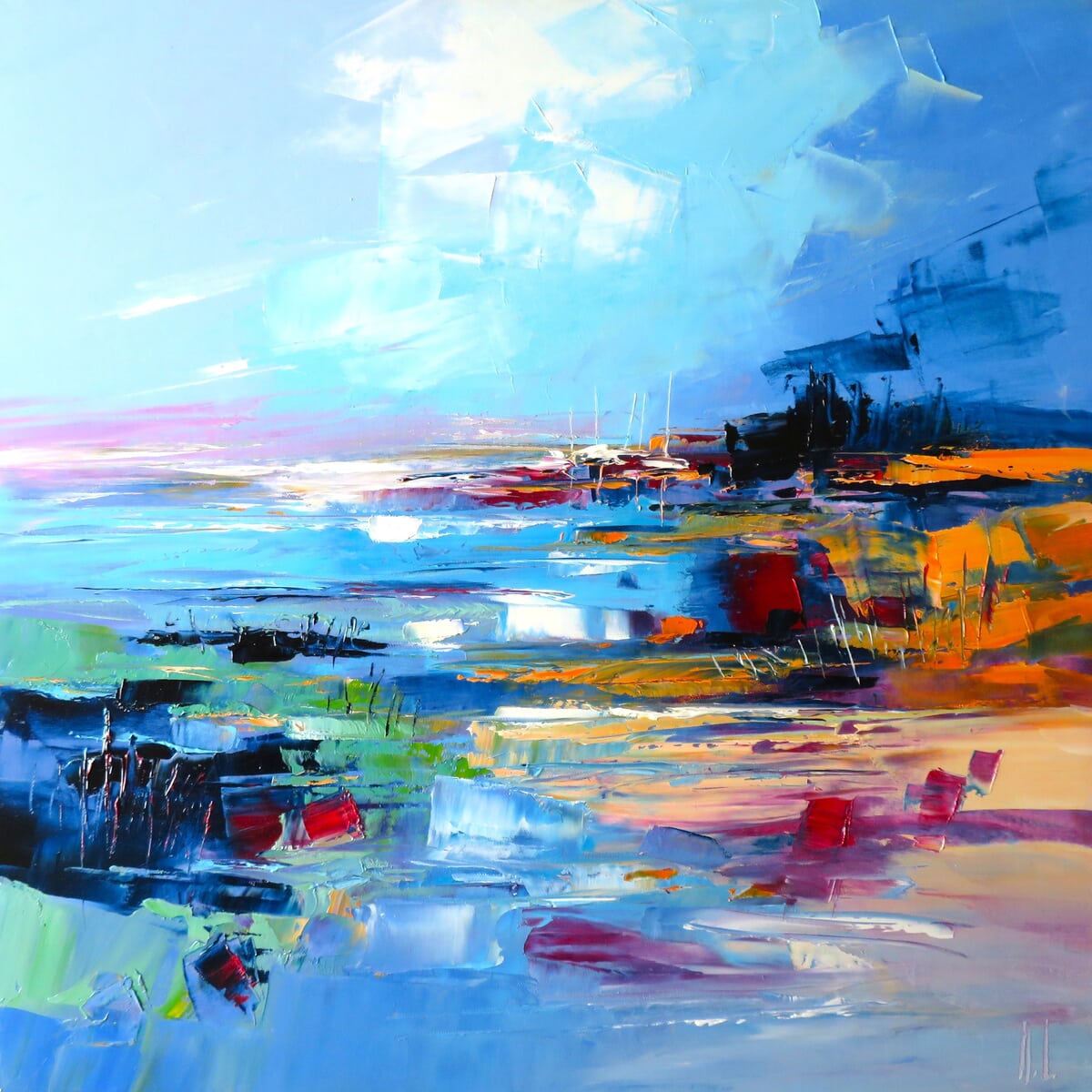 Horizon marin by Michaël LEFEVRE | Buy Art Online | Rise Art