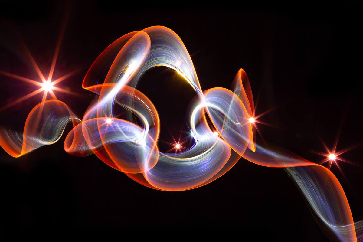 Light forms in space (IV) by David Gilliver | Buy Art Online | Rise Art