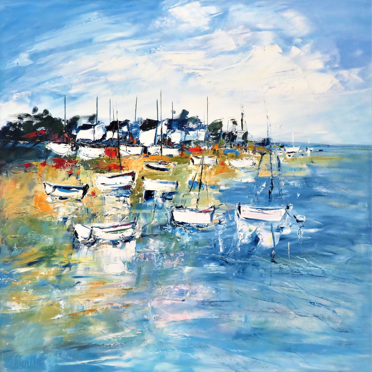 Lumière sur la grève by Michaël LEFEVRE | Buy Art Online | Rise Art