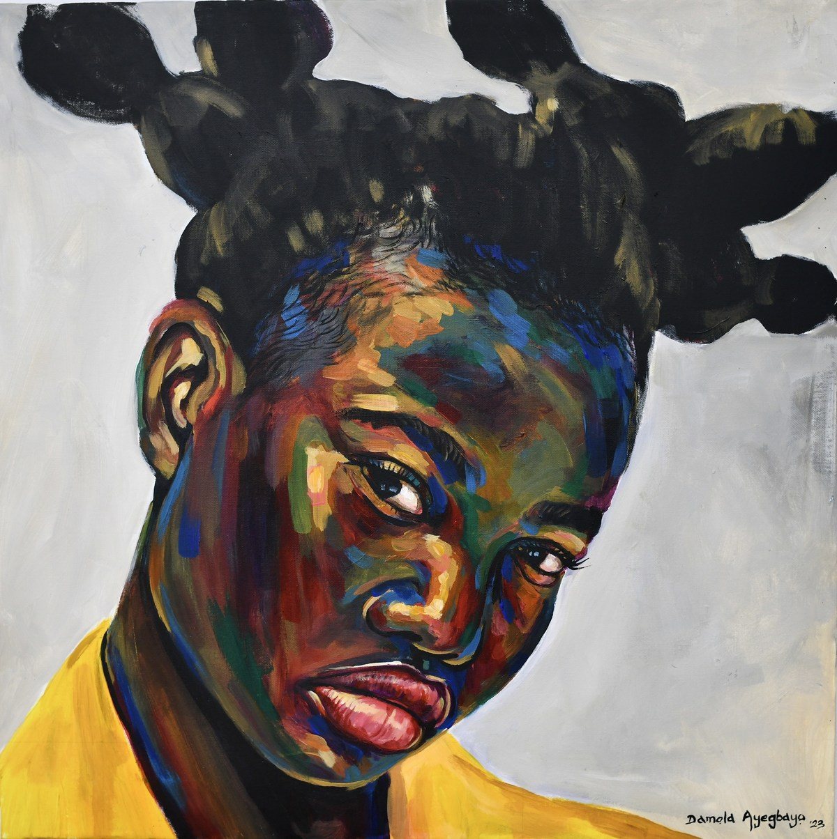 Free but hungry 4 by Damola Ayegbayo | Buy Art Online | Rise Art