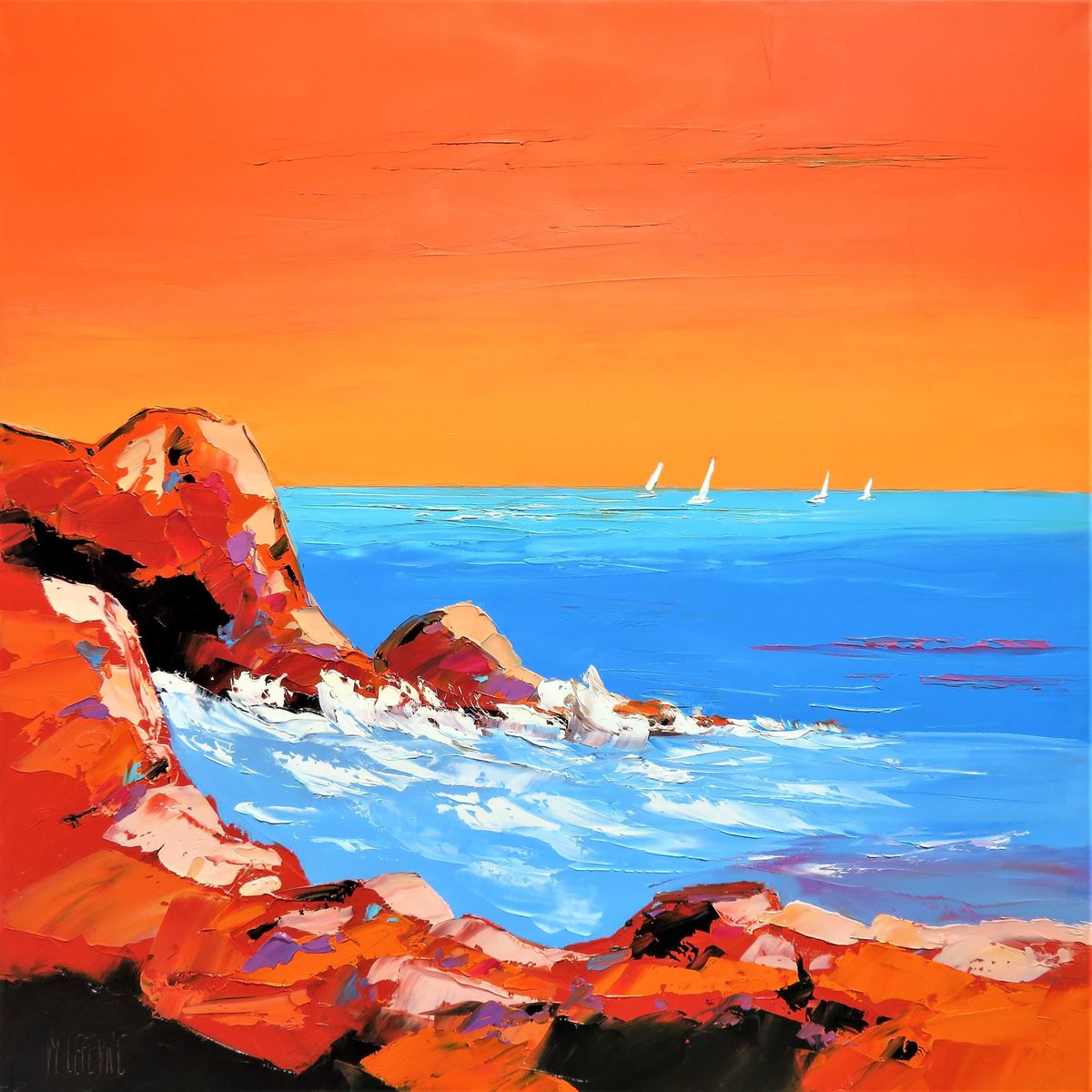 Près des rochers by Michaël LEFEVRE | Buy Art Online | Rise Art