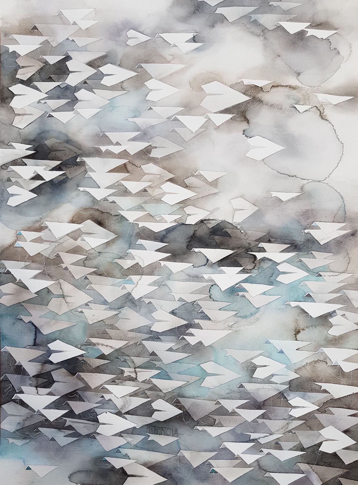 Connected | Shadow of Manhattan Triada by Yuliya Martynova | Buy Art ...