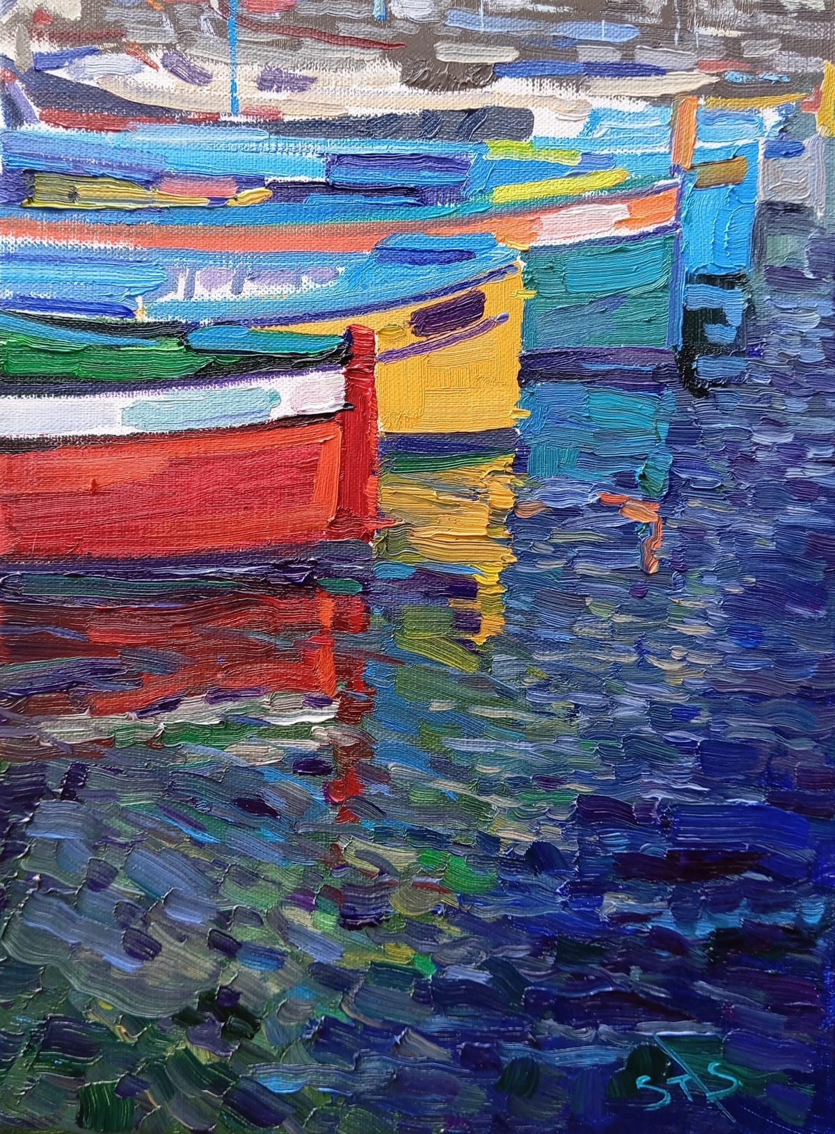 Les pointus à Nice by STAS (Stanislav Dyshlov) | Buy Art Online | Rise Art