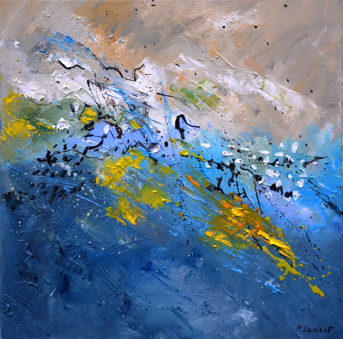 Blue Tracks par Pol Ledent | Acheter de l'art en ligne | Rise Art
