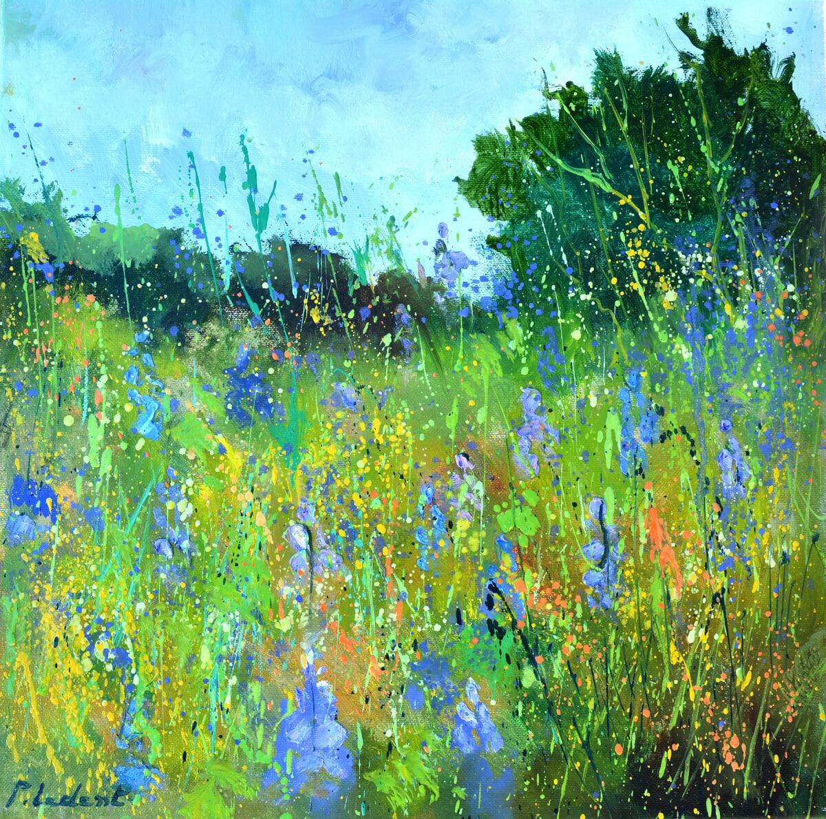 Wild flowers in summer 445025 by Pol Ledent | Buy Art Online | Rise Art