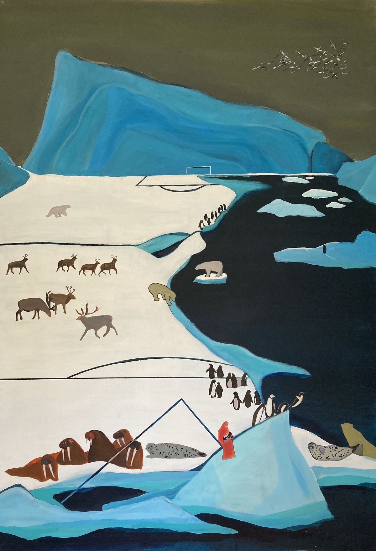 Débâcle à Geoffroy Guichard by Pierre Carret | Buy Art Online | Rise Art