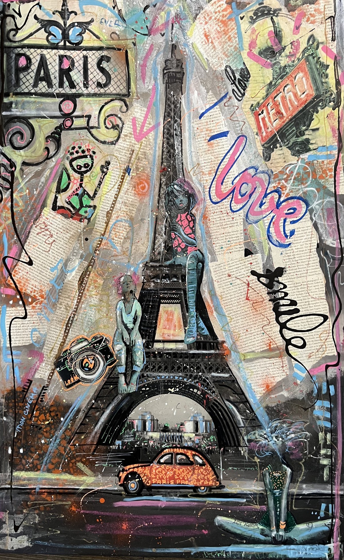 Paris je t’aime by ART'MONY | Buy Art Online | Rise Art