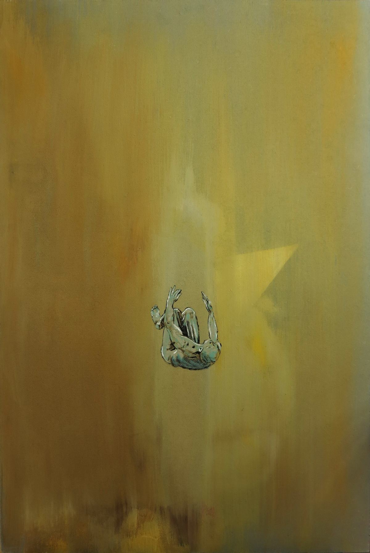 Untitled (man falling, 2018) by Adam Reid | Buy Art Online | Rise Art