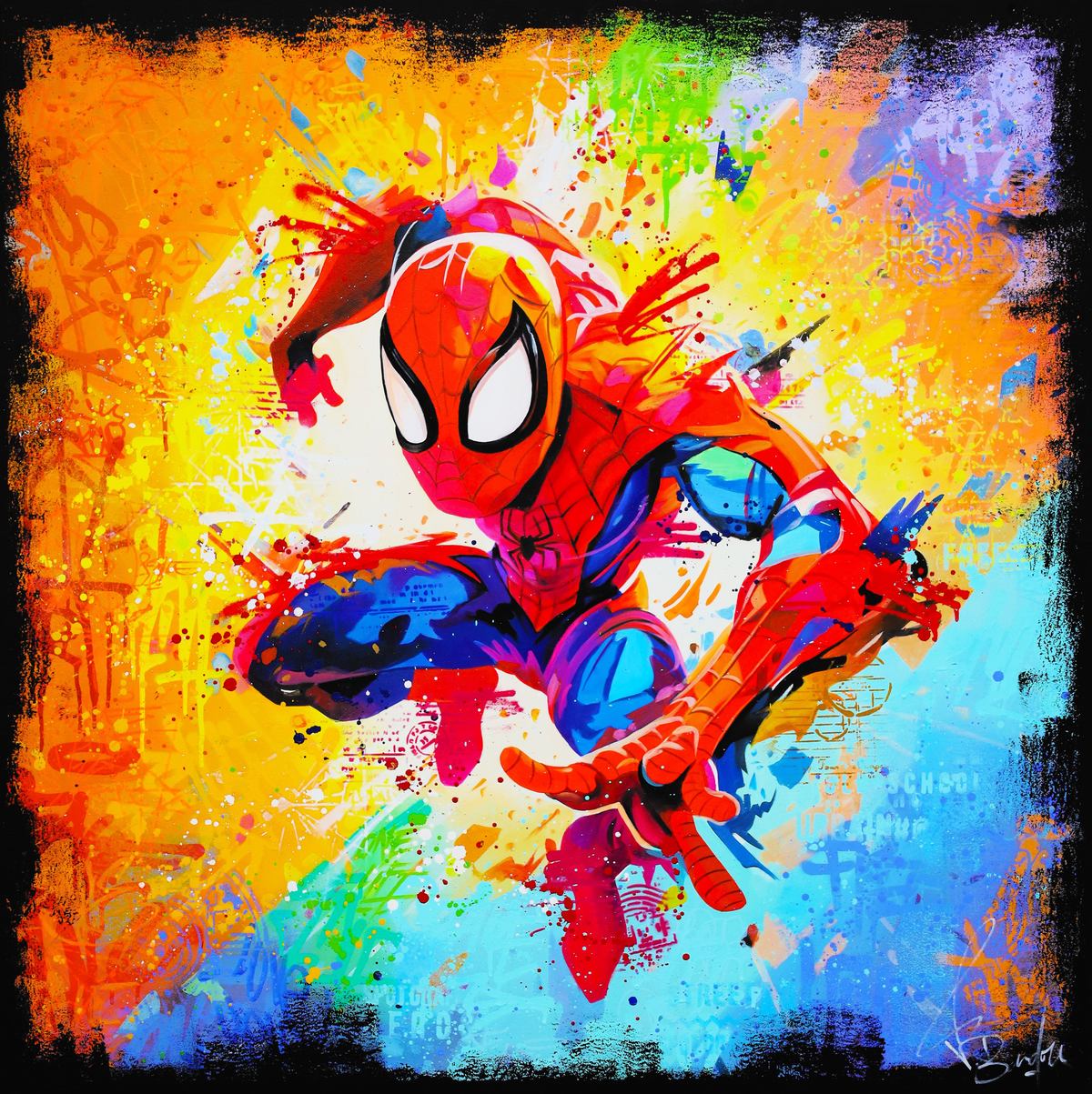 SPIDER-MAN STREET by Vincent Bardou | Buy Art Online | Rise Art