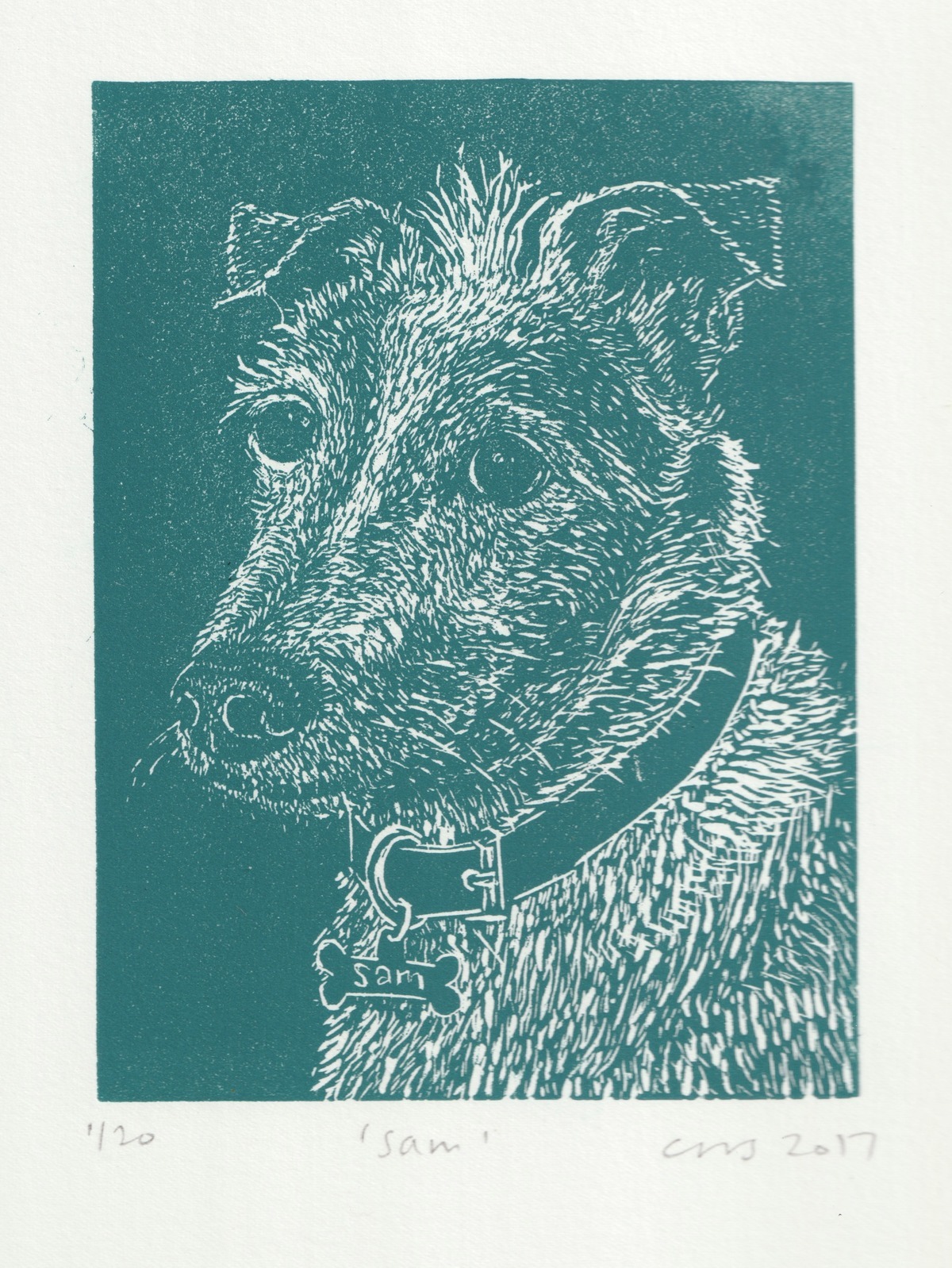 Sam by caroline nuttall-smith | Buy Art Online | Rise Art