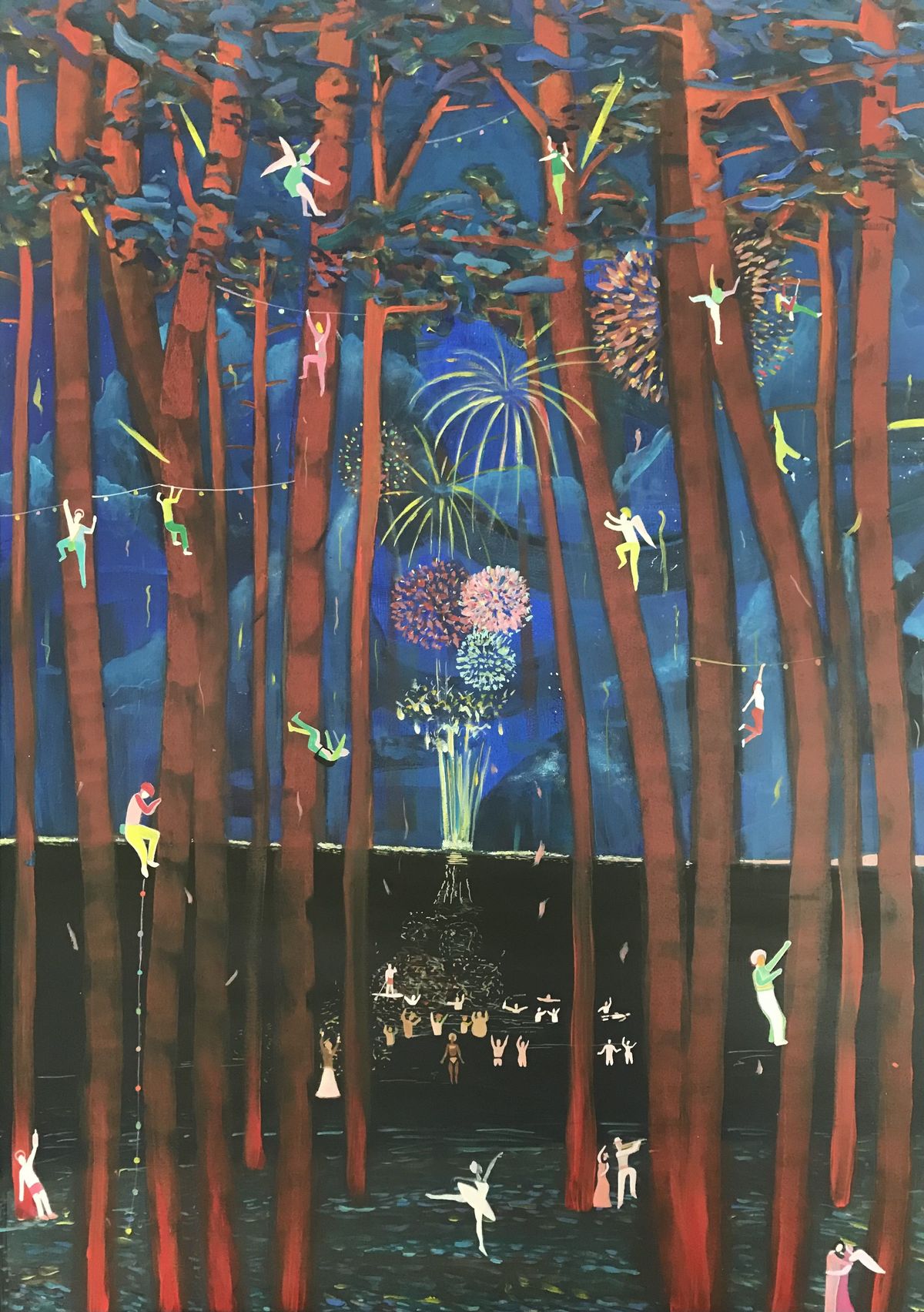 Bain de minuit. by Pierre Carret | Buy Art Online | Rise Art