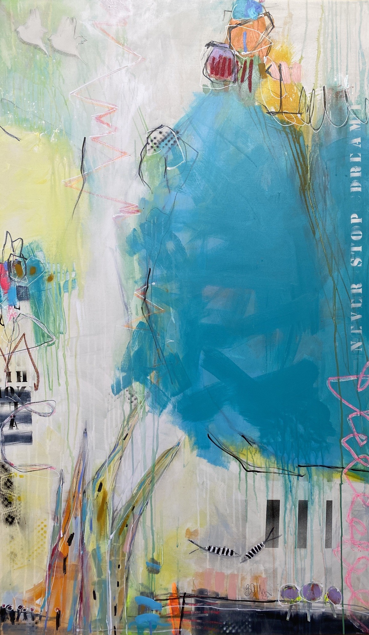 Never Stop Dreaming No.1 by Bea Garding Schubert | Buy Art Online ...