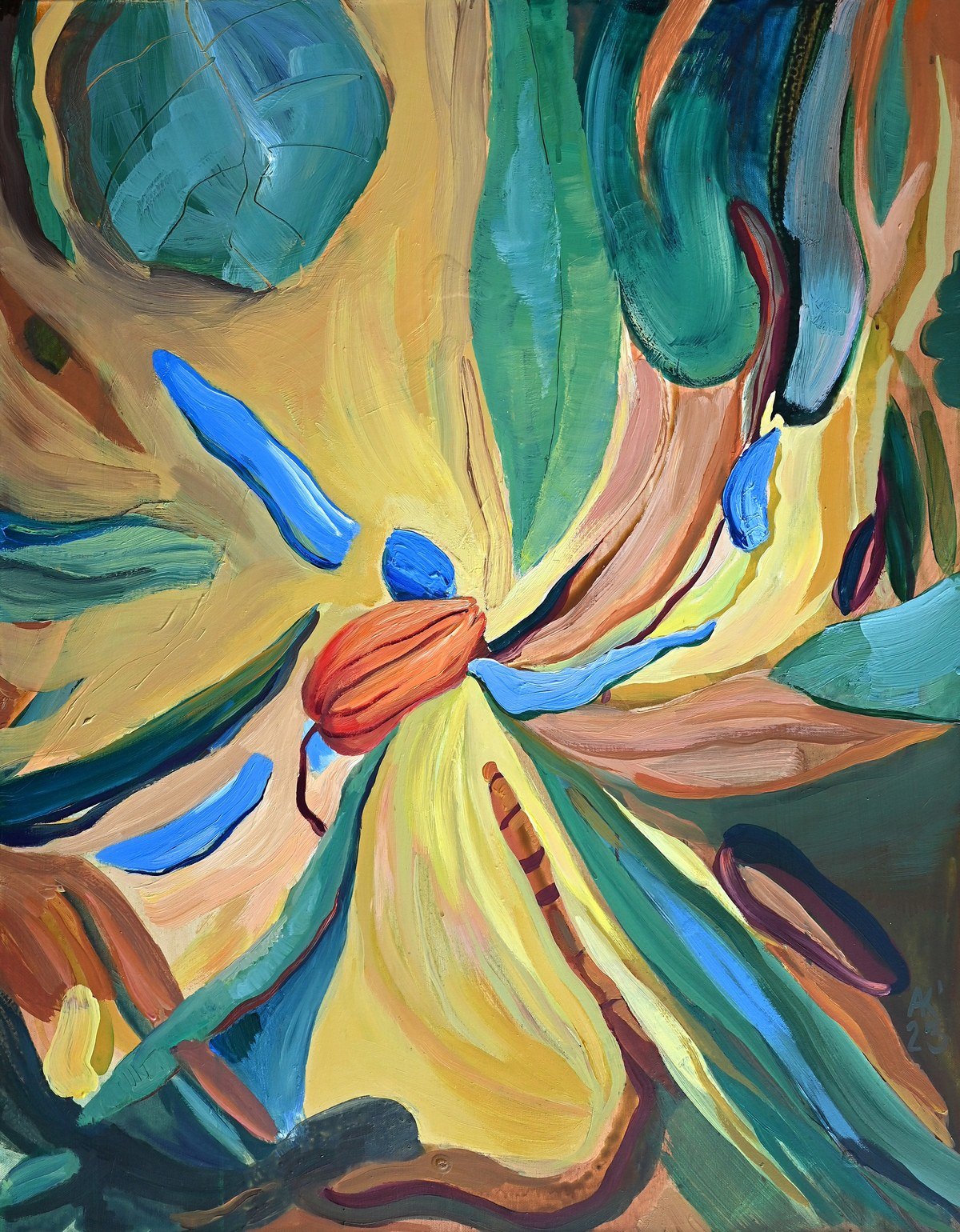 Whirlpool Dance by Asta Kulikauskaite Krivickiene | Buy Art Online ...