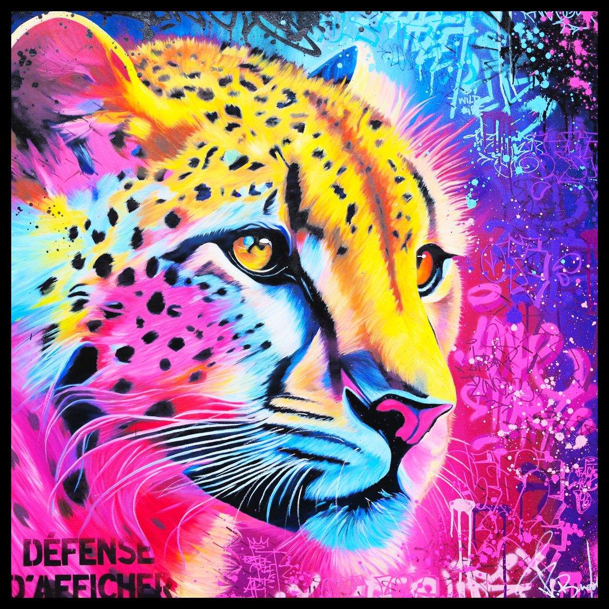 Magic Panther par Vincent Bardou | Acheter de l'art en ligne | Rise Art