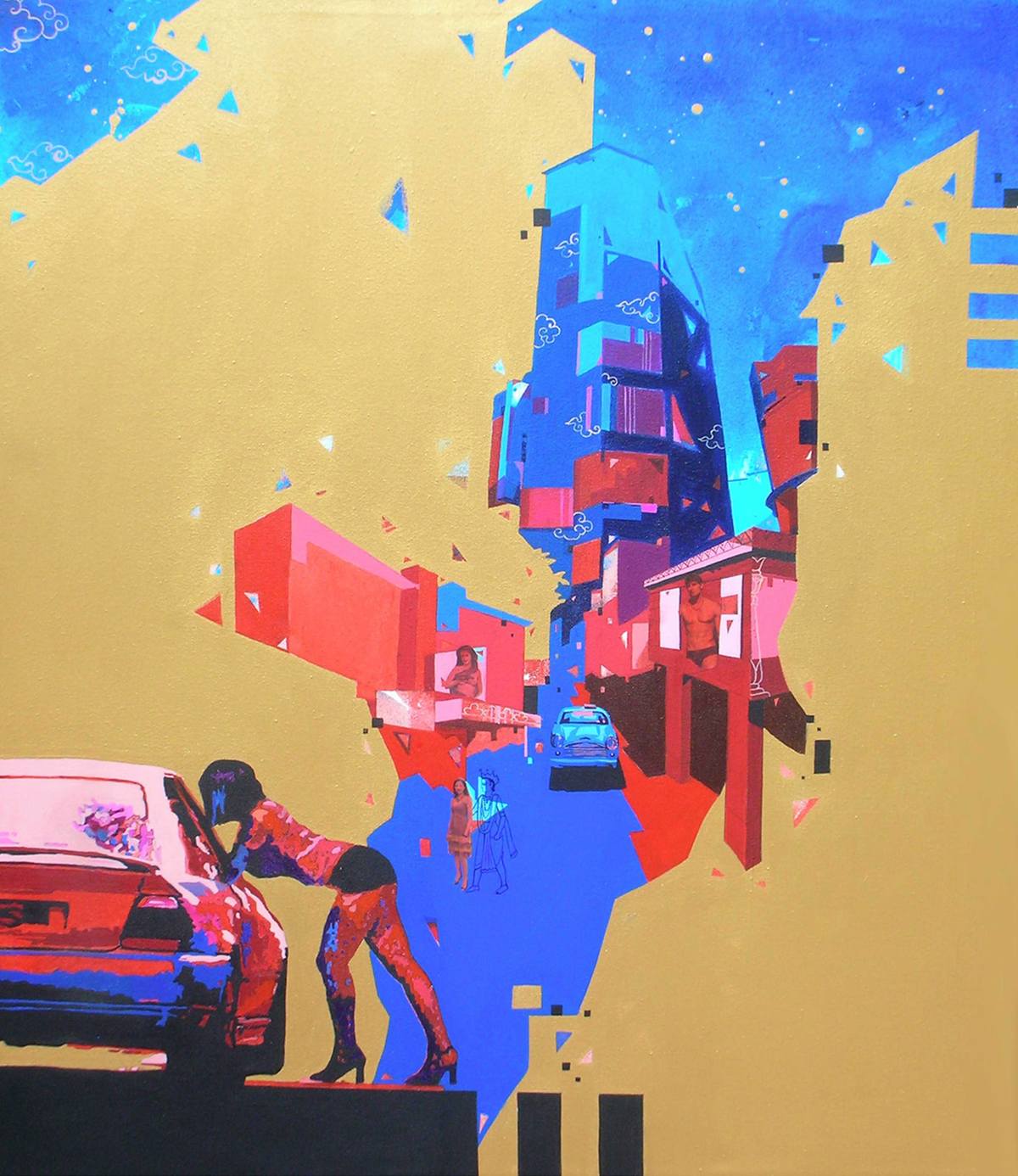 Neo Urban Scape 3 Par Abhijit Paul Acheter De Lart En Ligne Rise Art 