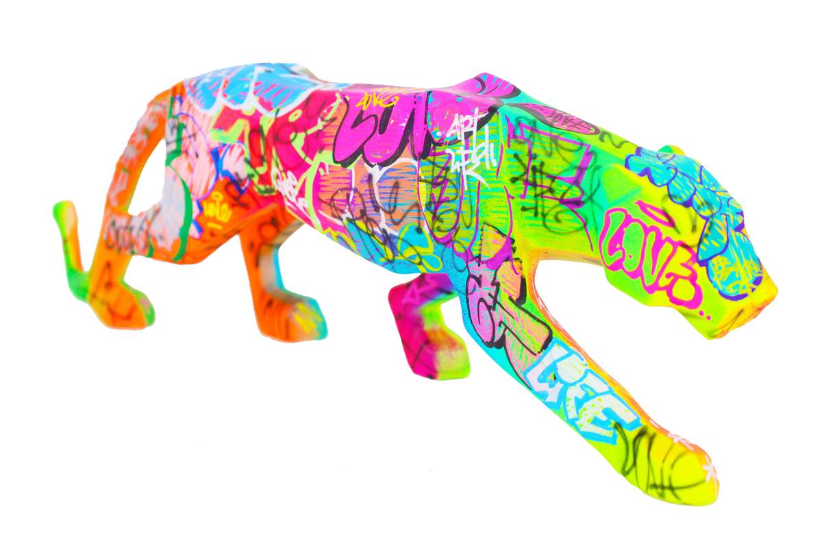 GRAFFITI PANTHER by Vincent Bardou | Buy Art Online | Rise Art