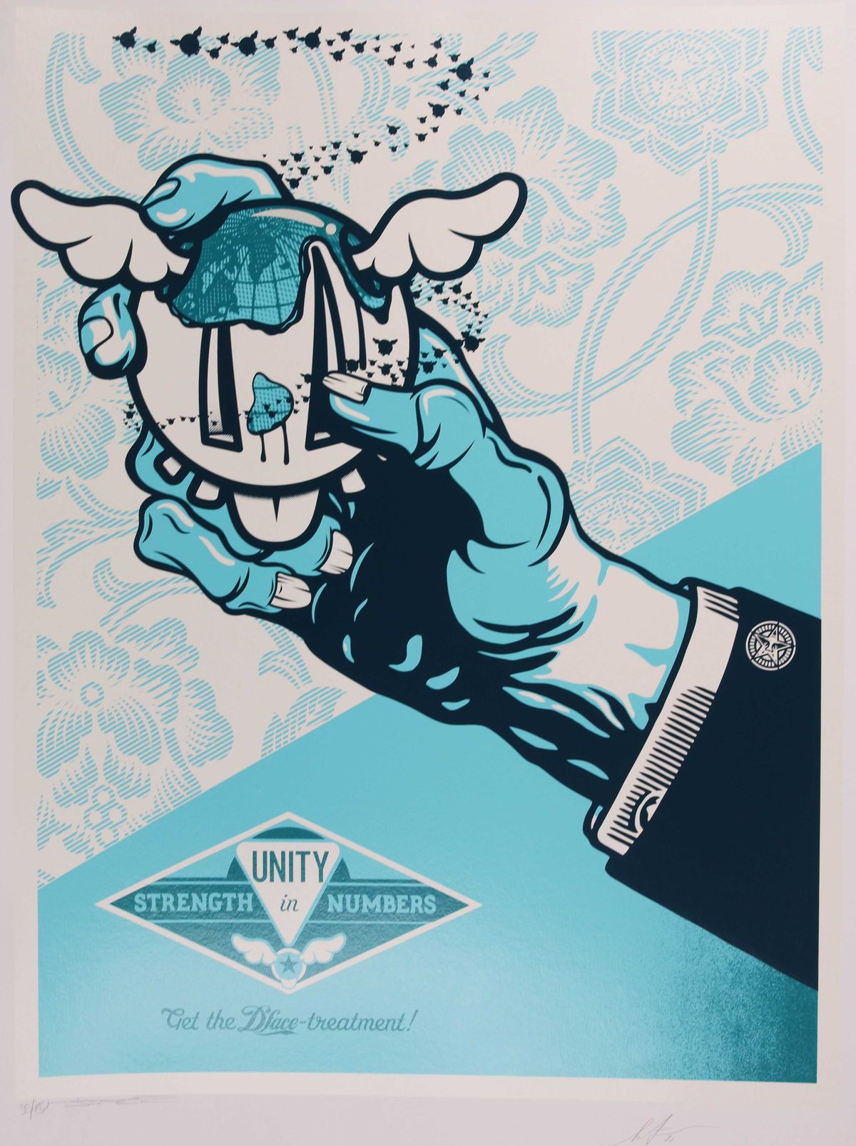 The DFace Treatment (Large Format) by Shepard Fairey | Buy Art Online ...