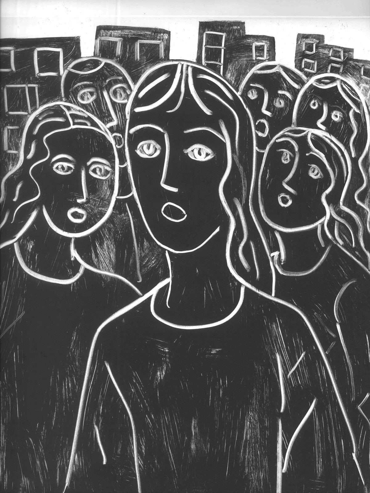 Crowd by Sonia Martin | Buy Art Online | Rise Art