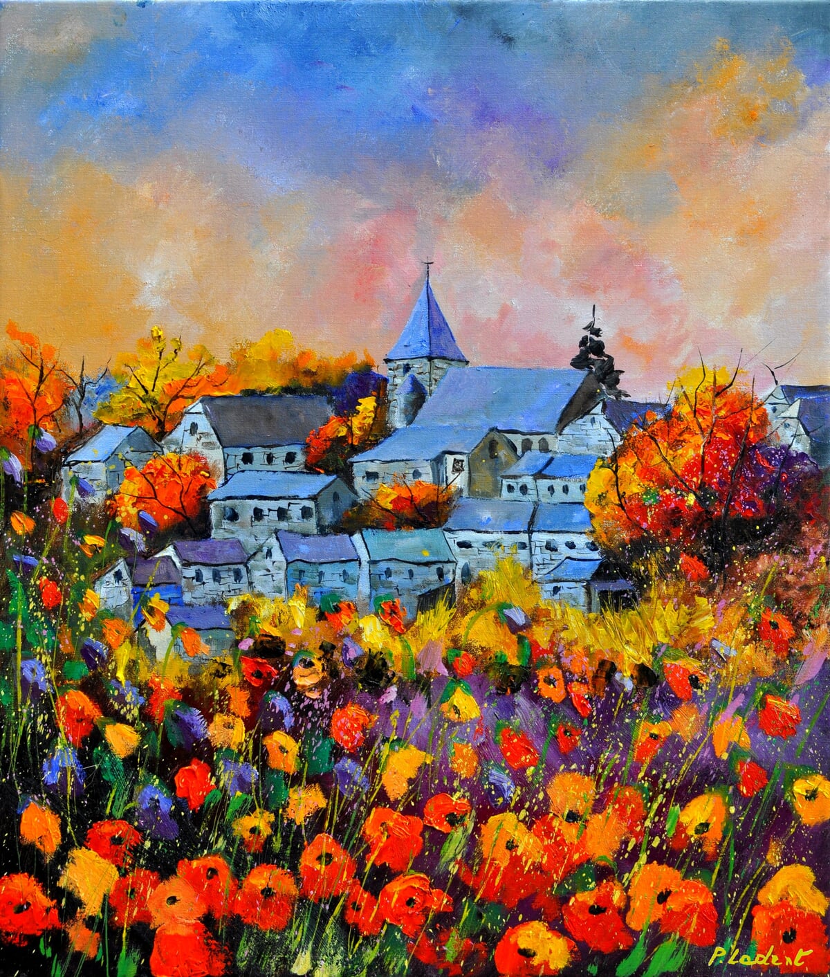 Autumn in Awagne von Pol Ledent | Kunst online kaufen | Rise Art