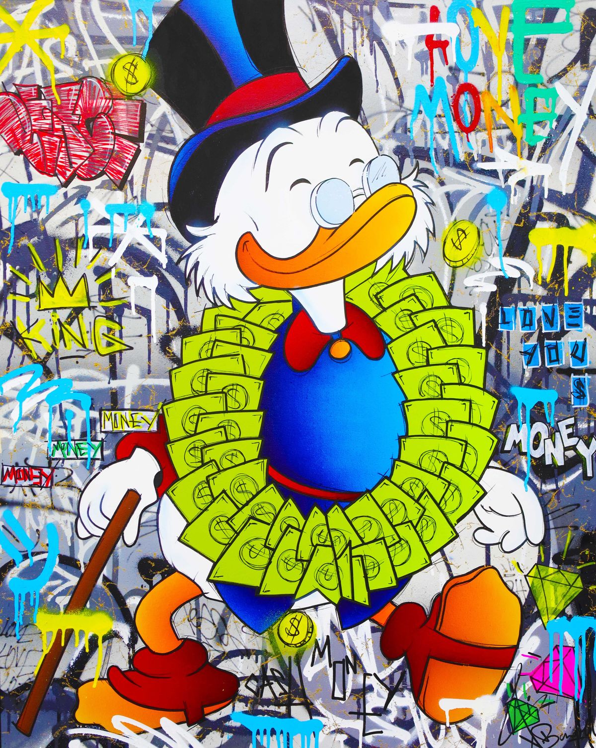 King of money by Vincent Bardou | Buy Art Online | Rise Art