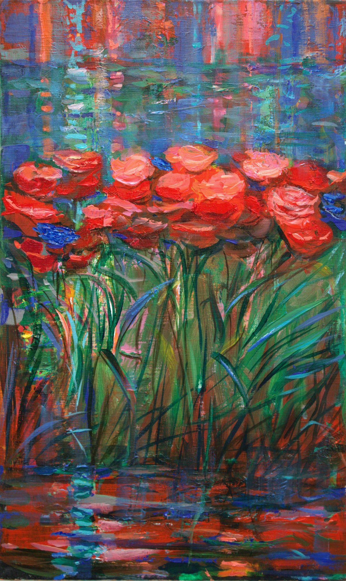 On finissait les derniers préparatifs pour le grand bal du soir, bientôt la lune en fille habile ...