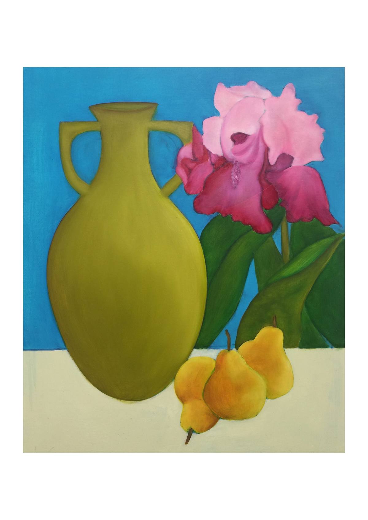 Bearded Lily with Pears par Dawn Beckles | Acheter de l'art en ligne ...