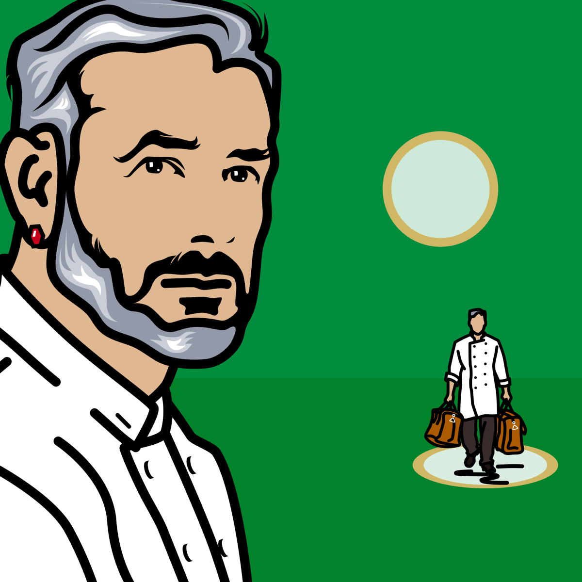 Vincent, Cook par Ralf Schmidt | Acheter de l'art en ligne | Rise Art