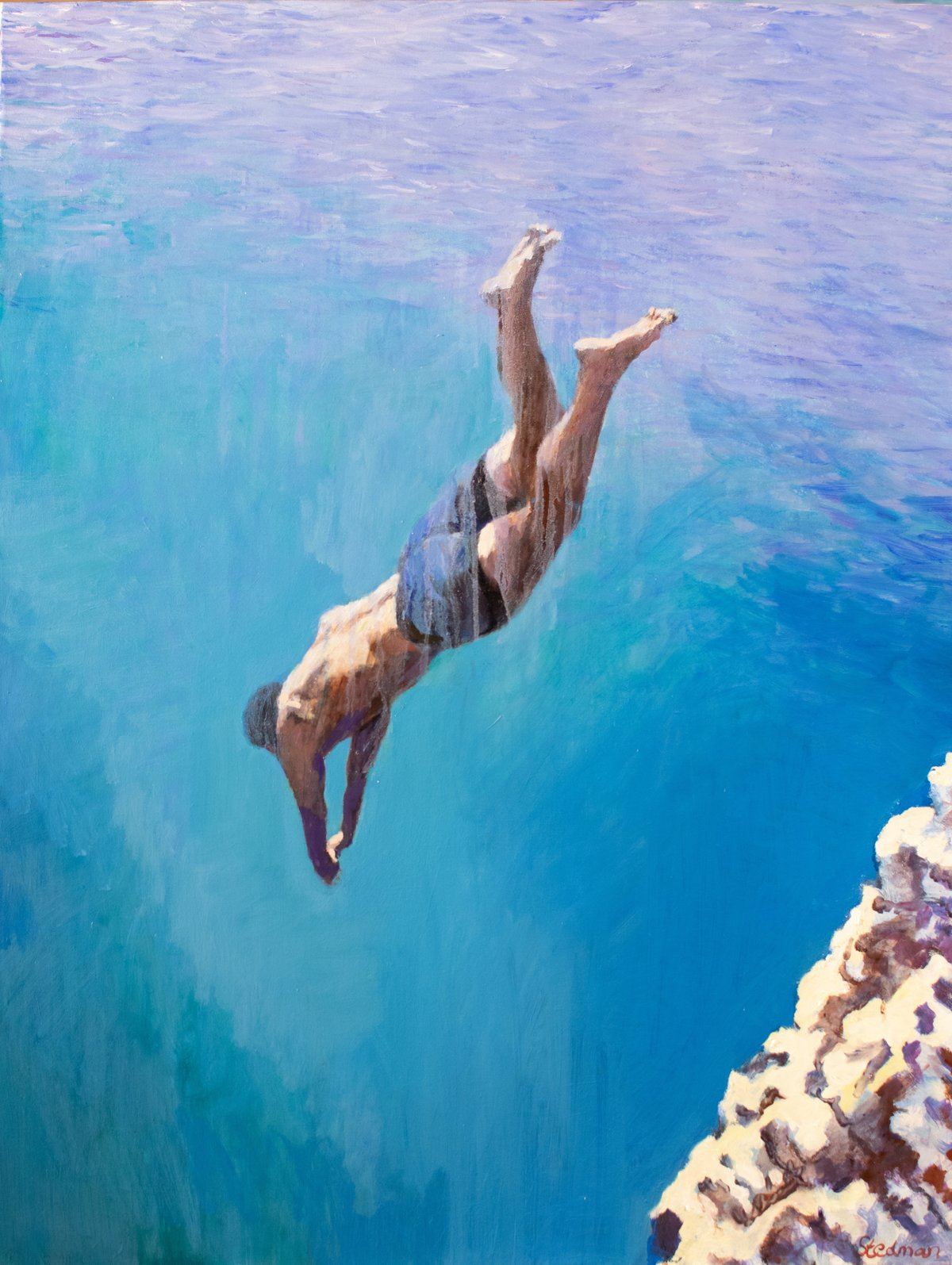 Falling Diver by Nicholas Stedman | Buy Art Online | Rise Art