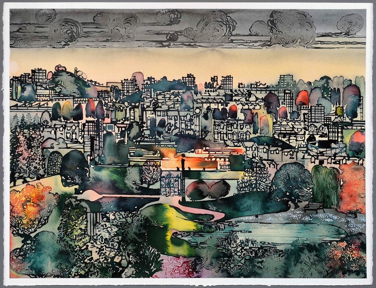 City Park by Max Naylor | Buy Art Online | Rise Art