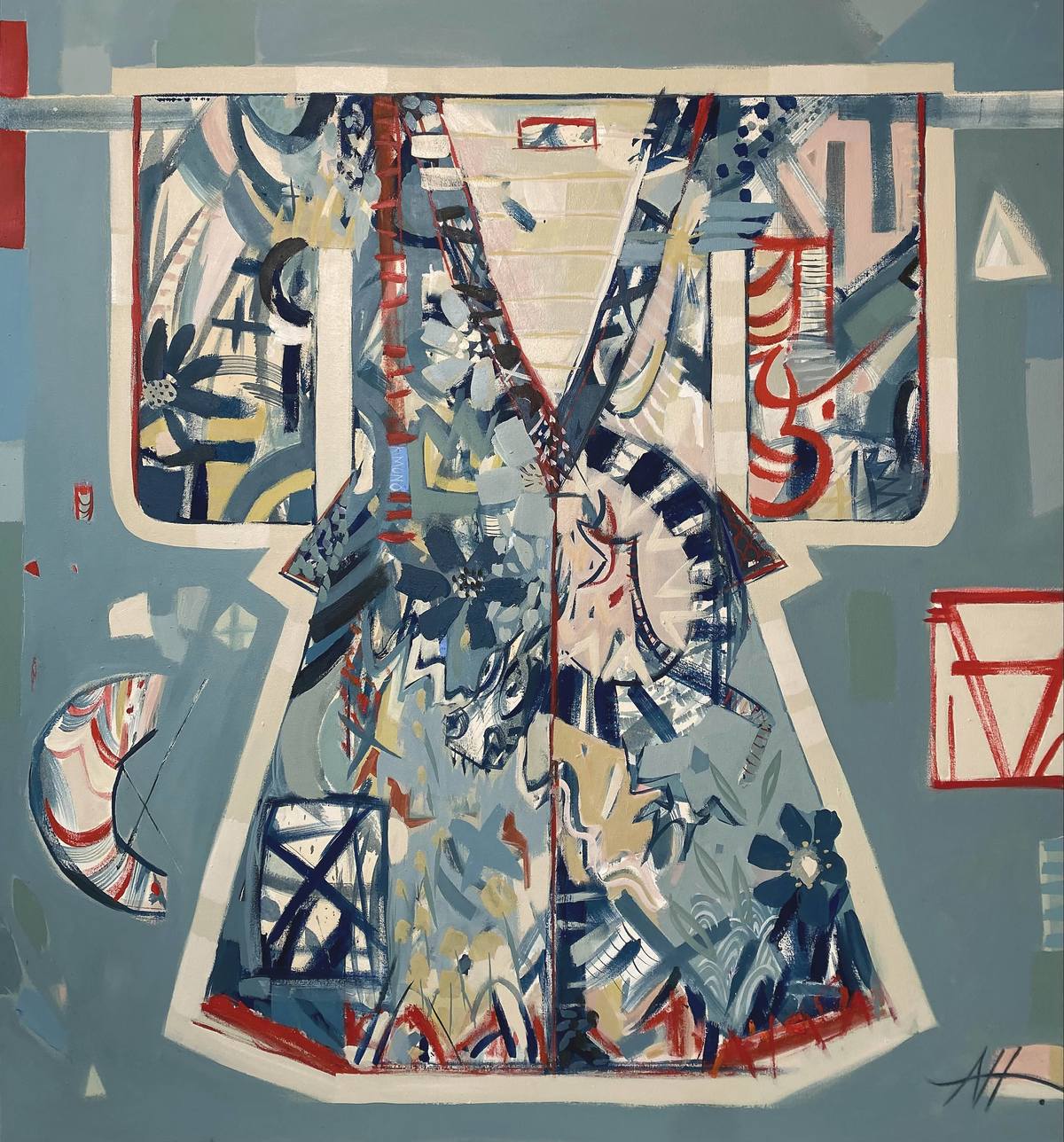 Blue Kimono by Anna Hymas | Buy Art Online | Rise Art