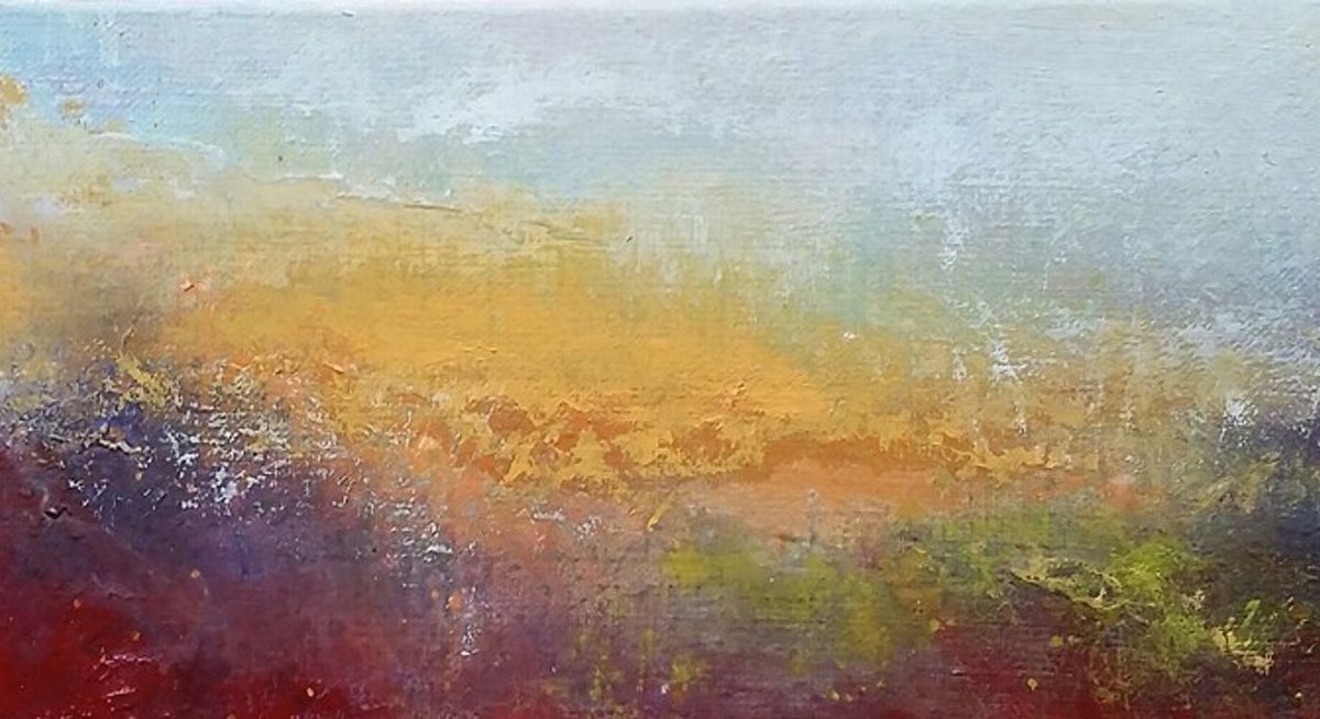 Horizon rouge 2 par Siri Knoepffler | Acheter de l'art en ligne | Rise Art