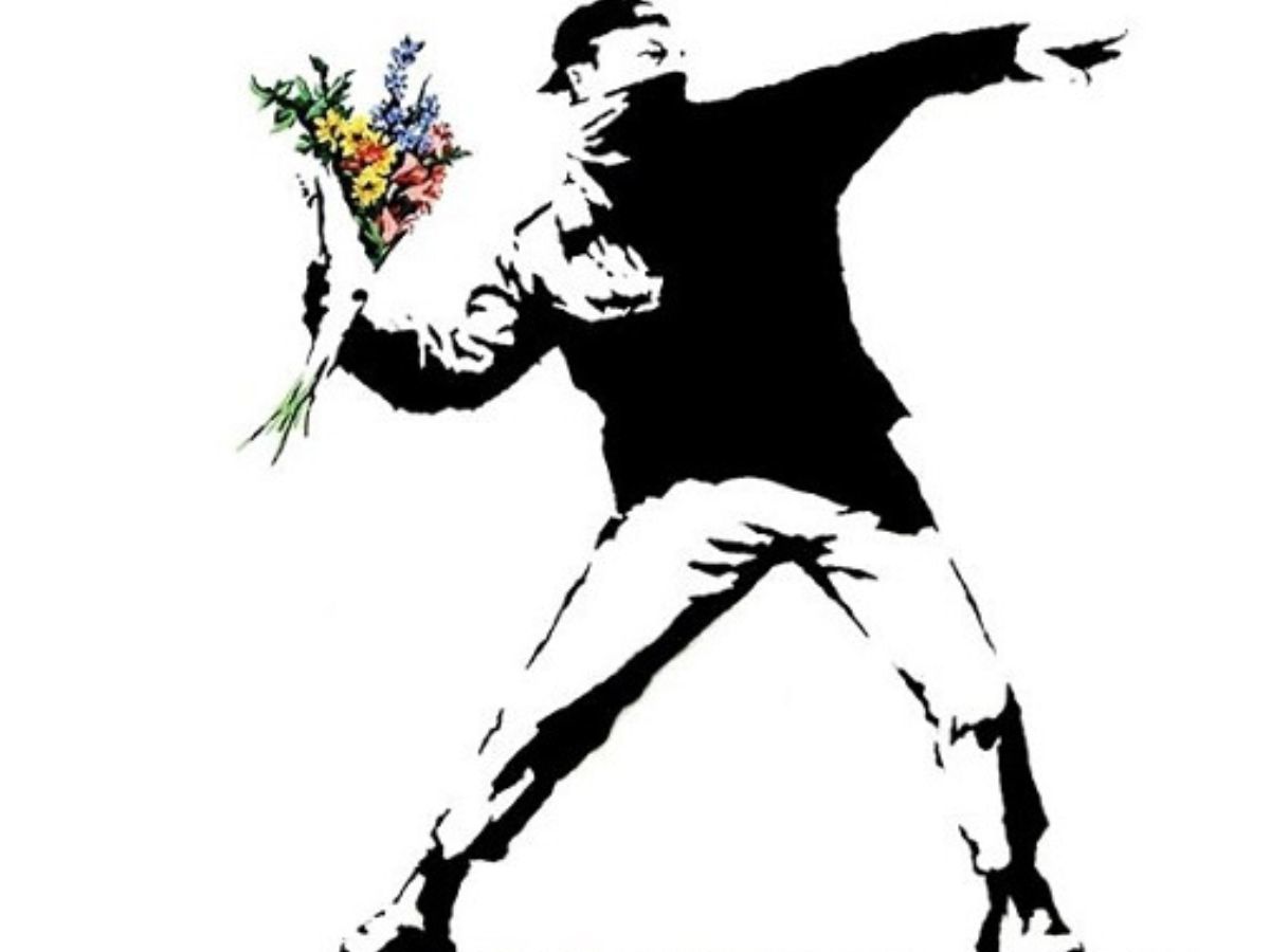 Artwork in the spotlight: Rage, the Flower Thrower, Banksy | Rise Art