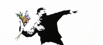 Artwork in the spotlight: Rage, the Flower Thrower, Banksy | Rise Art