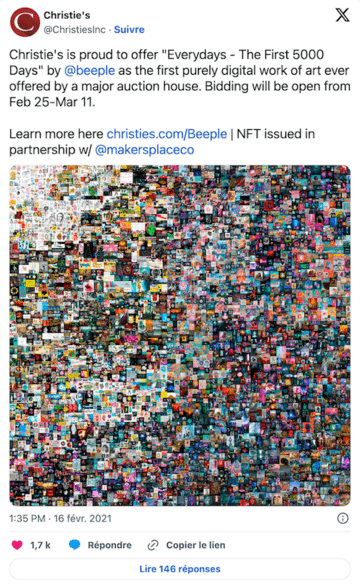 L’œuvre à la Loupe : "Everydays: the First 5,000 Days" de Beeple | Rise Art