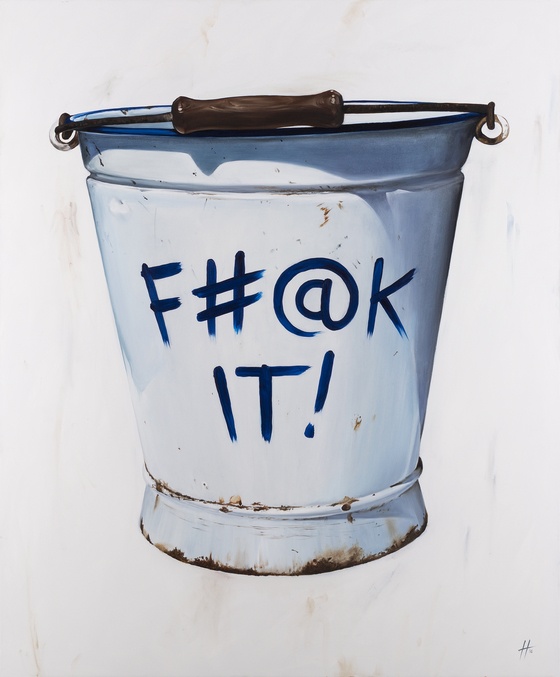 F#@k It Bucket by Antony Haylock | Buy Art Online | Rise Art