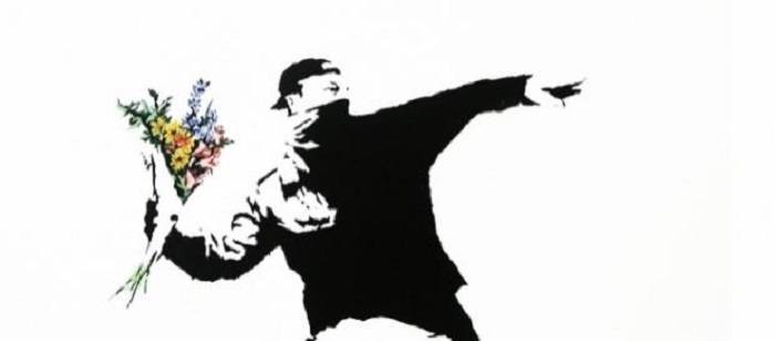 Artwork in the spotlight: Rage, the Flower Thrower, Banksy | Rise Art