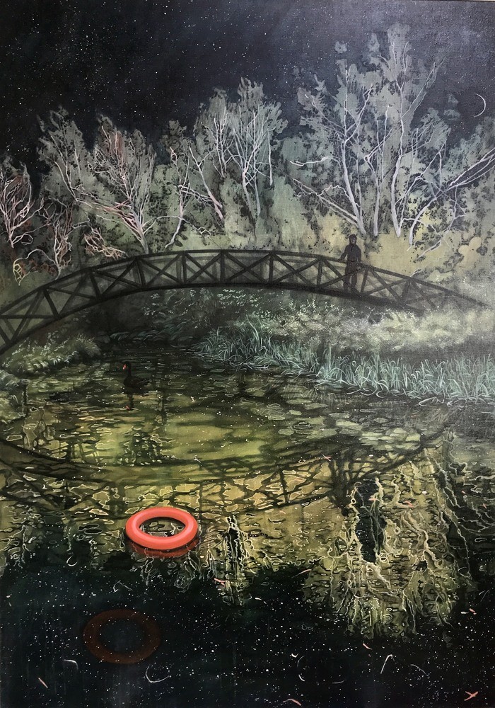 Falling Without Ever Landing par Lara Cobden | Acheter de l'art en ...