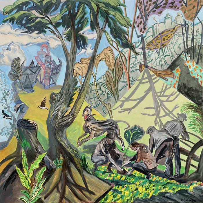 Five Thousand Trees Planted in the Olympic Park by Frank Creber | Buy ...