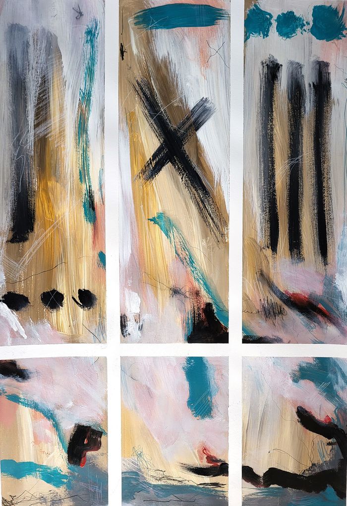 Lines, Points, Faults - 10 to 15 by ian palmer | Buy Art Online | Rise Art