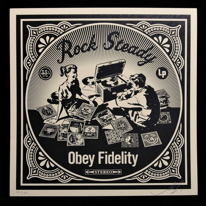 Dance Floor Riot : Obey Rock Steady par Shepard Fairey | Acheter de l ...