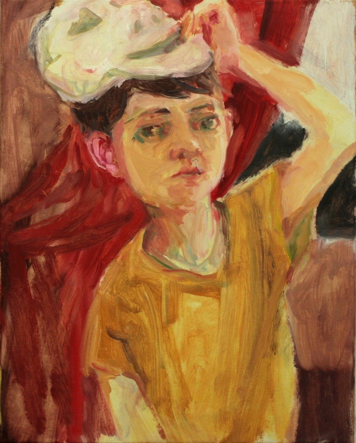 Boy with Mask by Rachel Mercer | Buy Art Online | Rise Art